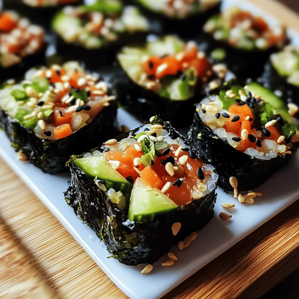 Ultimate Delicious Crispy Seaweed Snack Rolls with Veggies