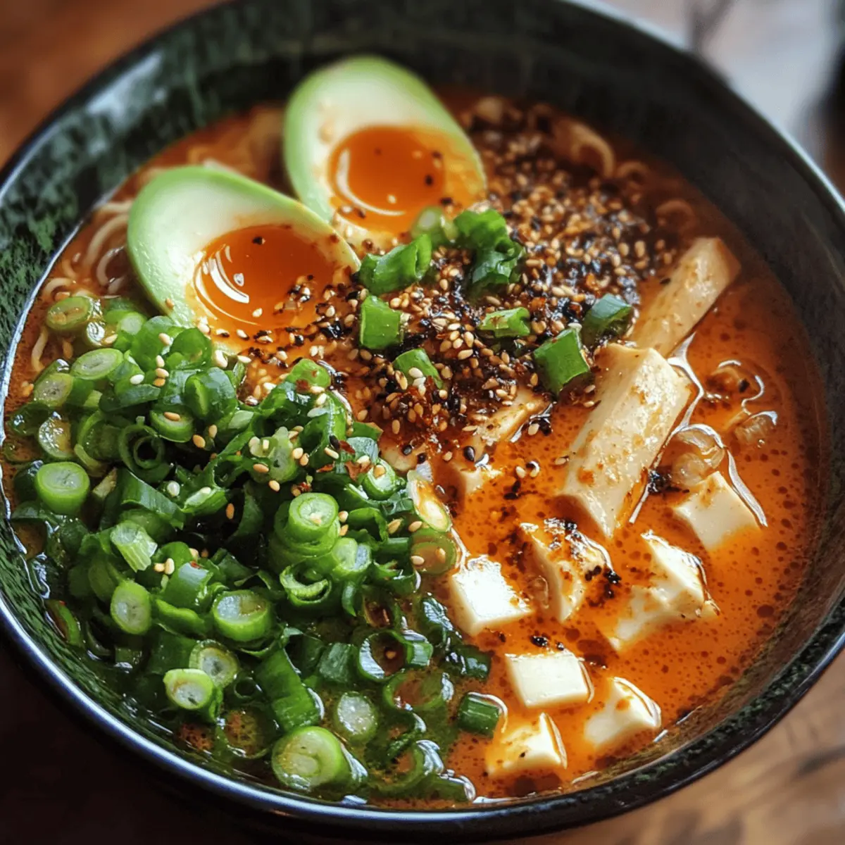 Best Spicy Miso Ramen (Vegetarian Broth) with Rich Flavor
