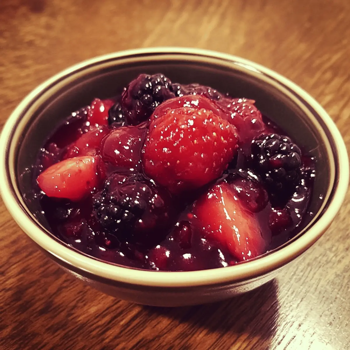 Easy Slow Cooker Mixed Berry Compote with Luscious Flavor