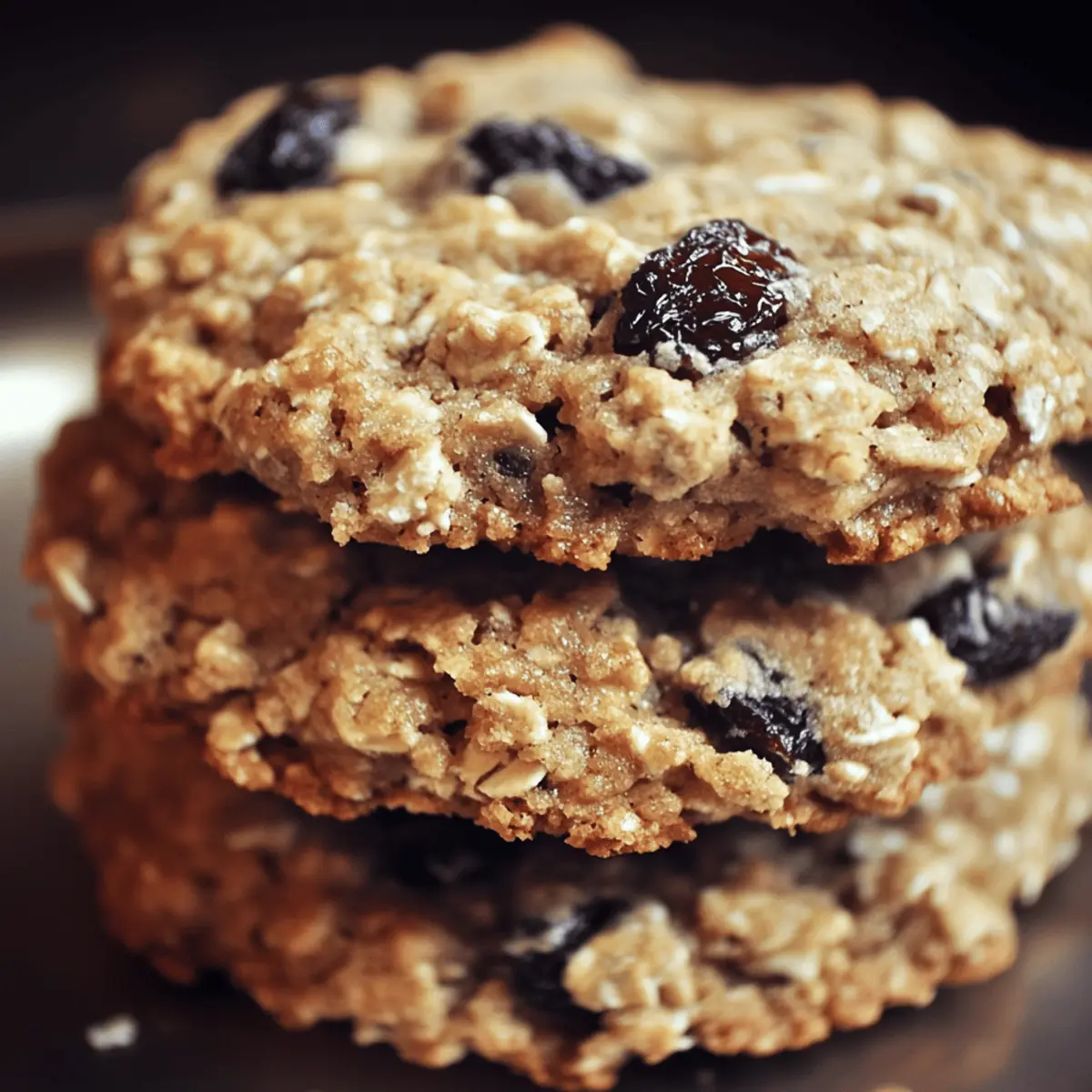 Easy Chewy Vegan Oatmeal Raisin Cookies for Homemade Bliss