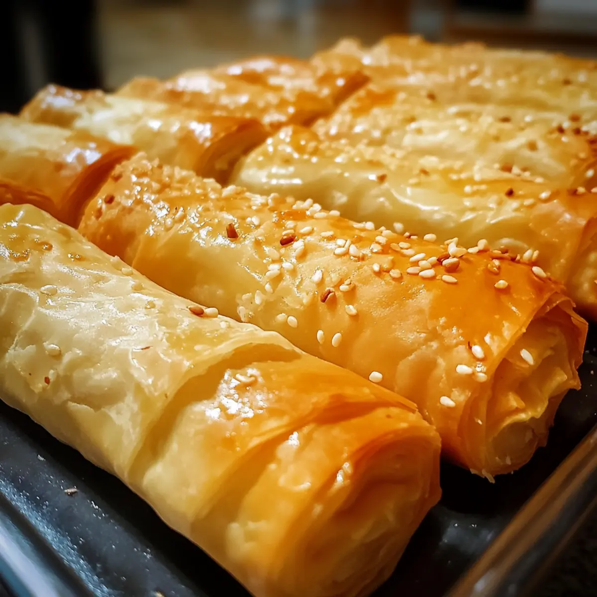 Easy Delicious Grandma's Sweet Phyllo Rolls Recipe