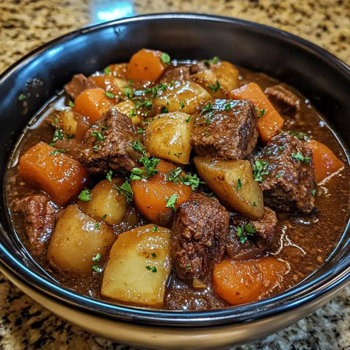 Irresistible Beef Stew with Root Vegetables: Creamy & Comforting