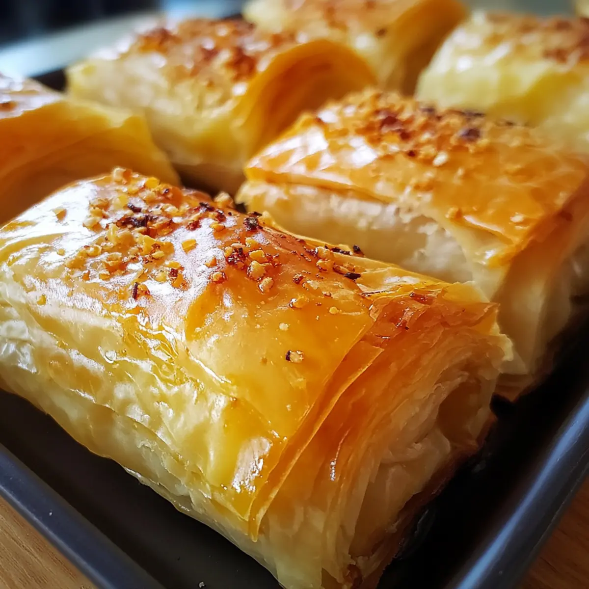 Easy Delicious Grandma's Sweet Phyllo Rolls Recipe