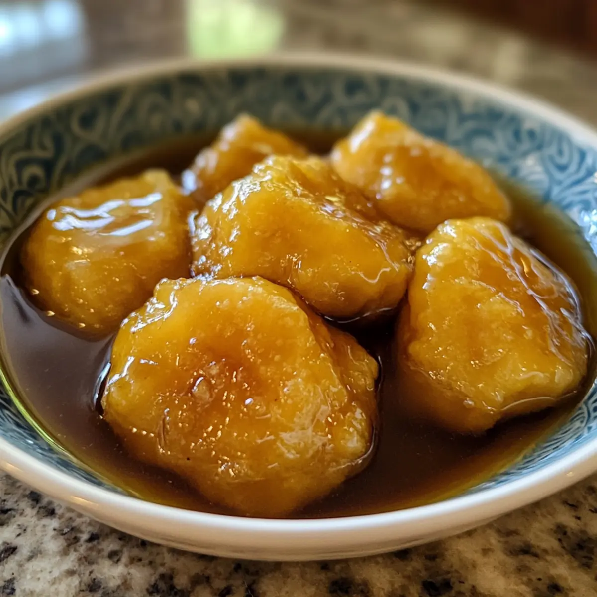Ultimate Creamy Comforting Plantain Dumplings in Syrup