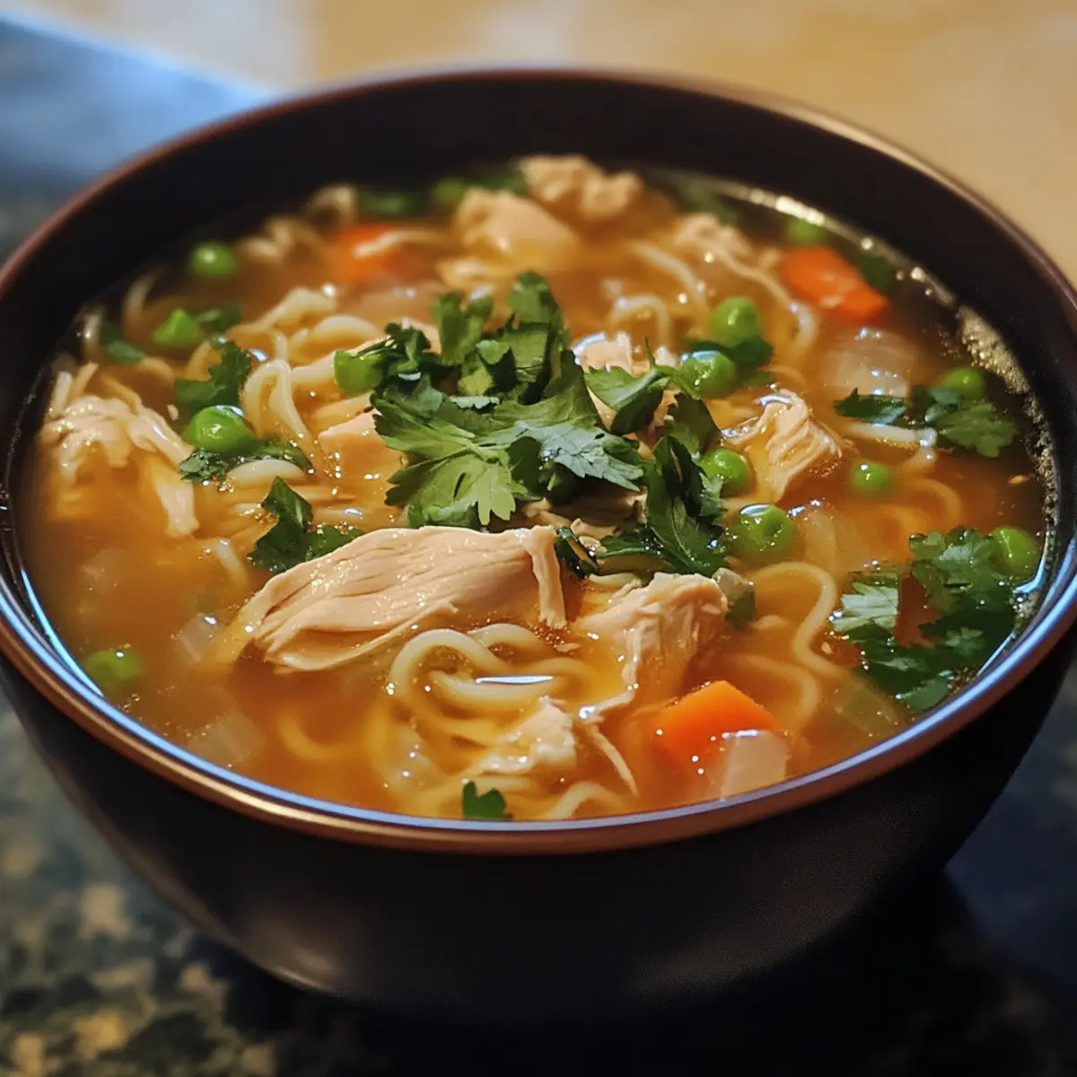 Ultimate Comforting Clear Chicken and Noodle Soup recipe